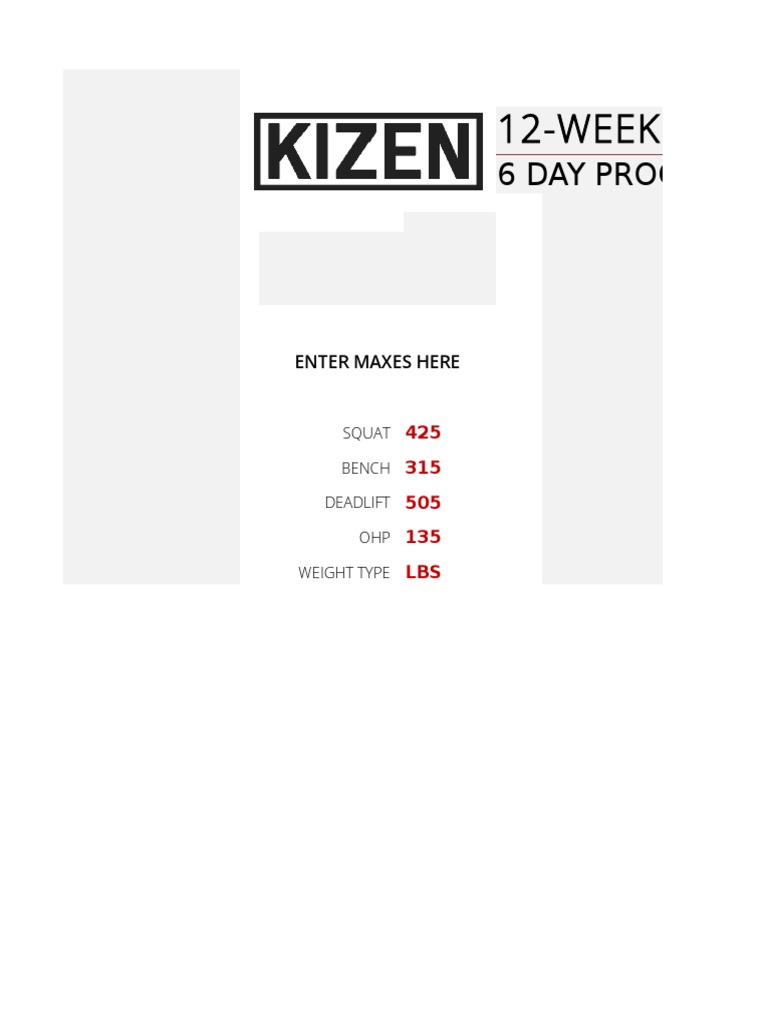 12-Week Maximum Hypertrophy Program | PDF | Individual Sports | Sports