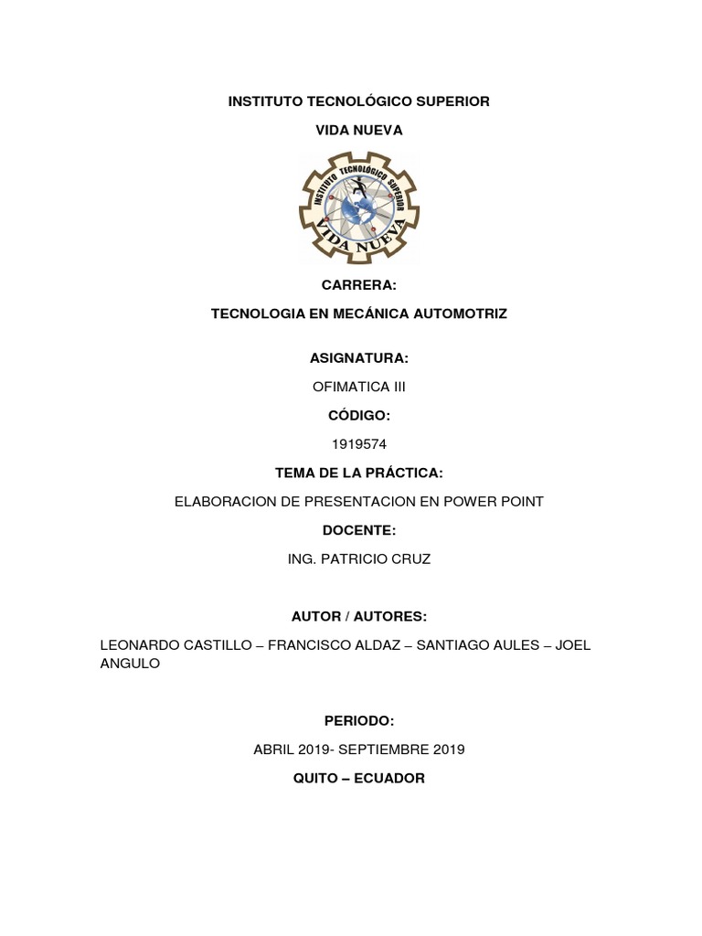 Ofimatica Proyecto Final III | PDF | Microsoft PowerPoint | Point and Click