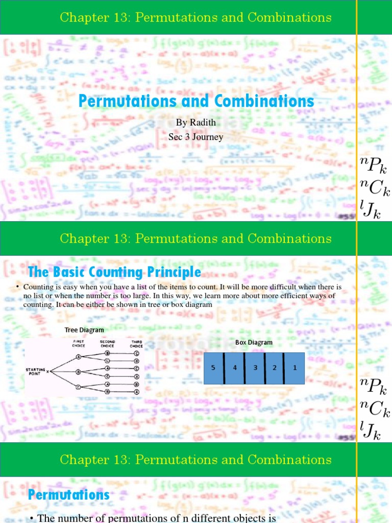 Chapter 13: Permutations and Combinations | PDF | Permutation | Discrete Mathematics