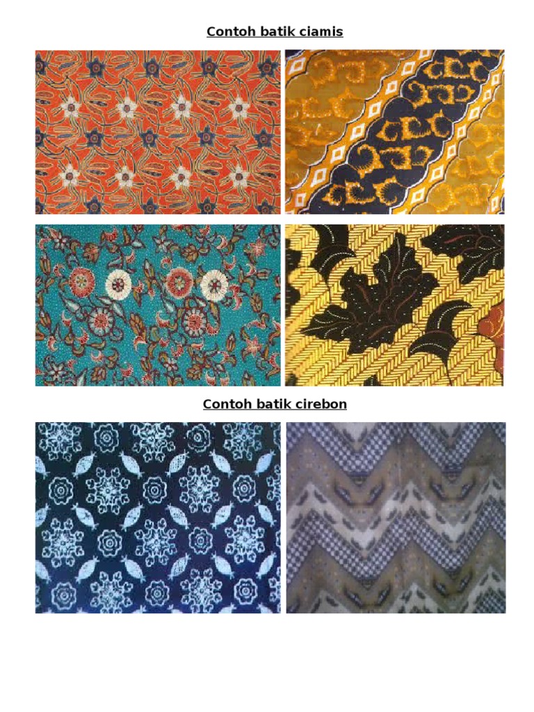 Contoh Batik Ciamis | PDF