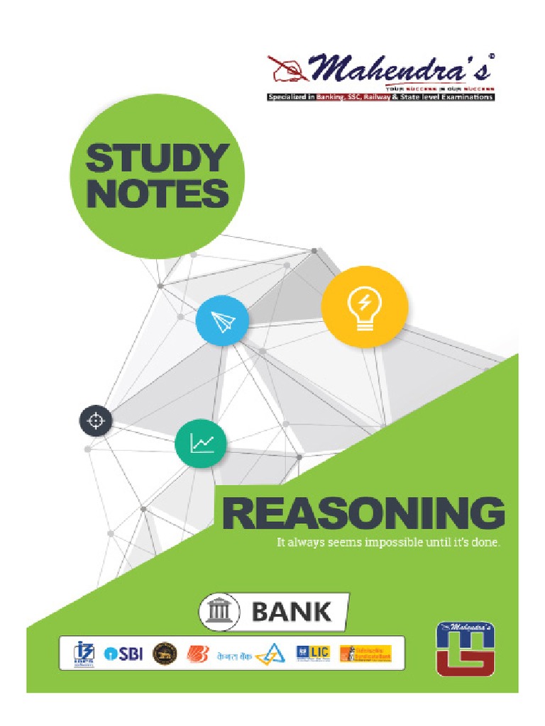 Bank Study Notes Reasoning Eng 20-02-18 | PDF