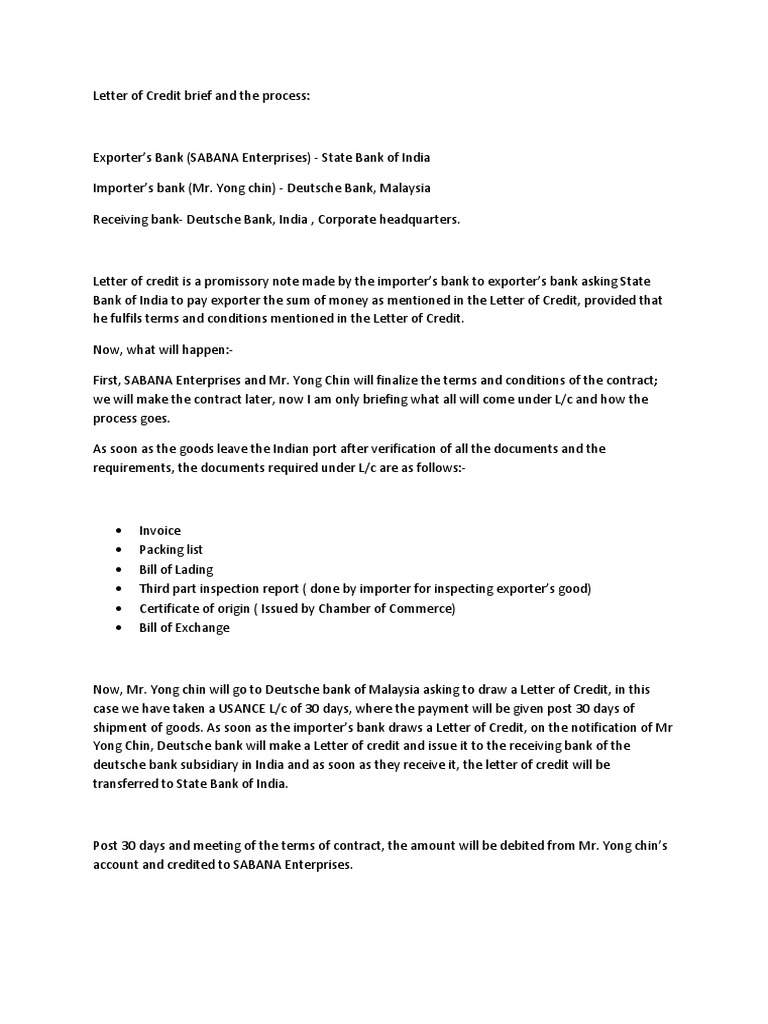 Venky | PDF | Letter Of Credit | Invoice