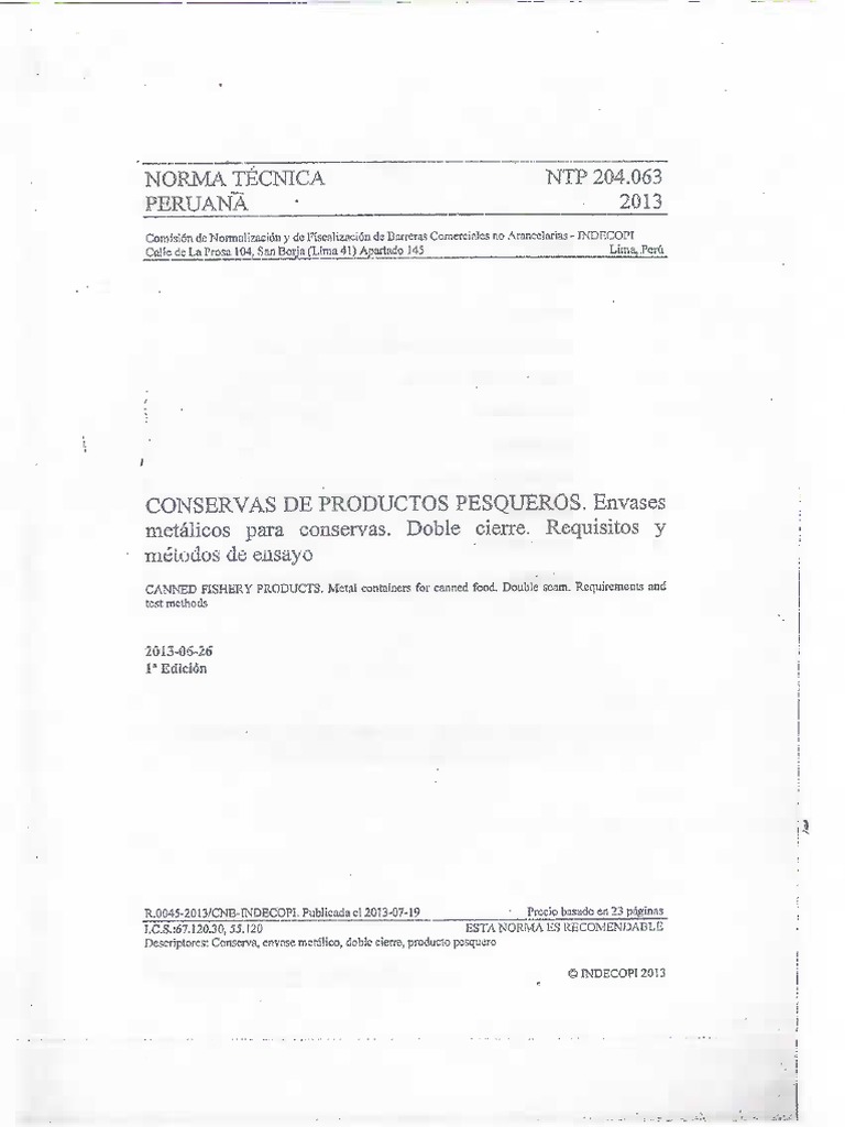 NTP 204 063 2013 PDF | PDF