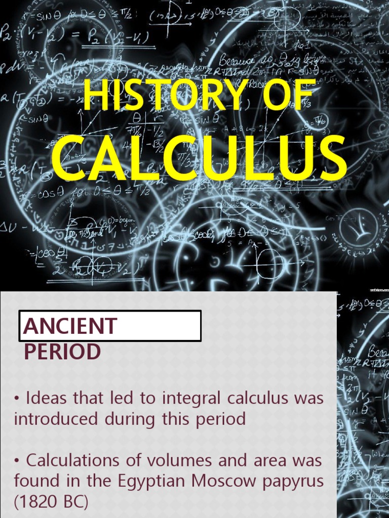 History of Calculus | PDF | Calculus | Mathematical Analysis