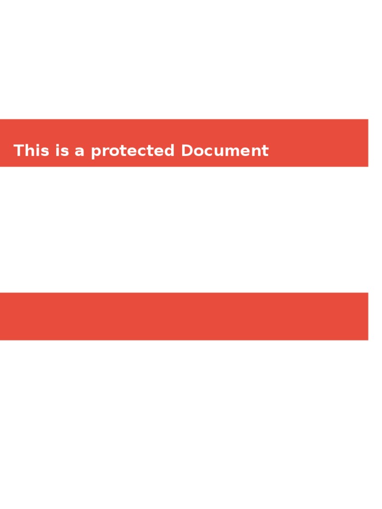 This Is A Protected Document | PDF