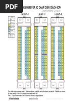 LHB 2AC Sleeper Coach Layout Diagram | PDF