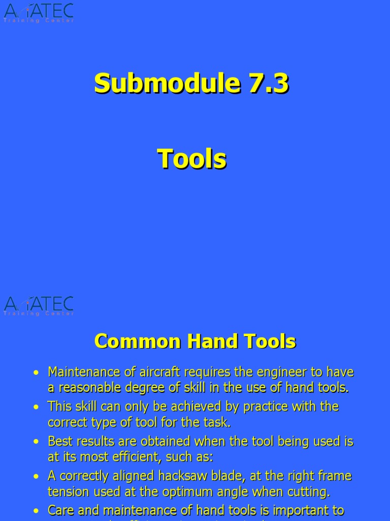 7.3 Tools | PDF | Screw | Drill