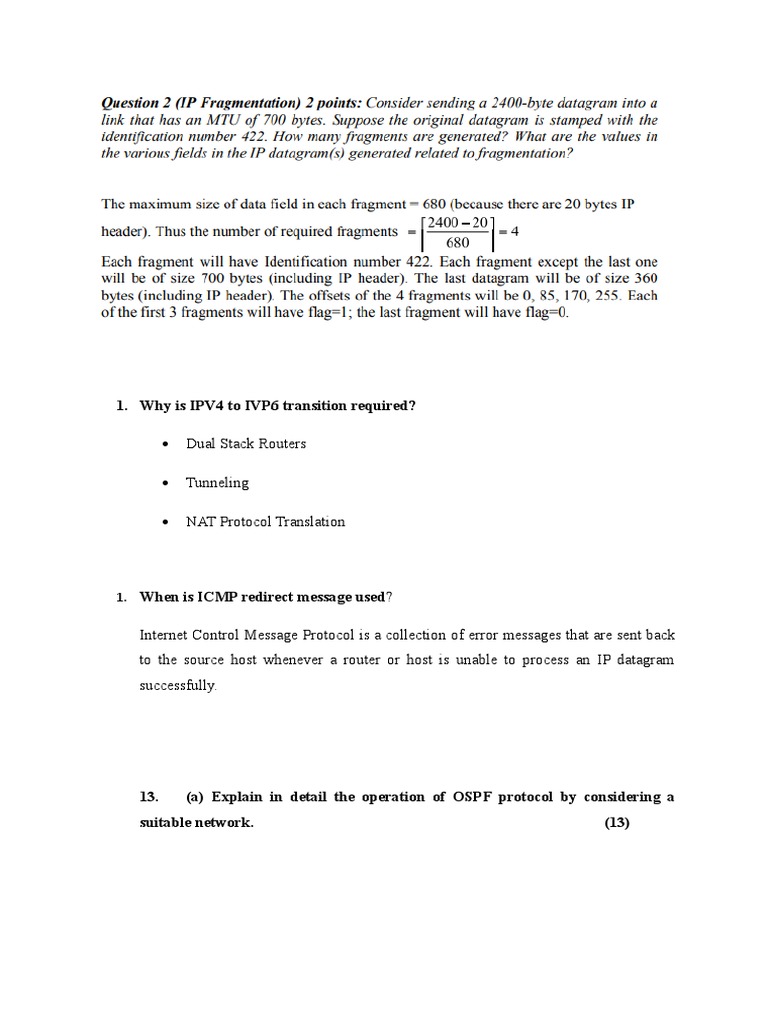 Communication Network - Odt | PDF | Routing | Multiprotocol Label Switching