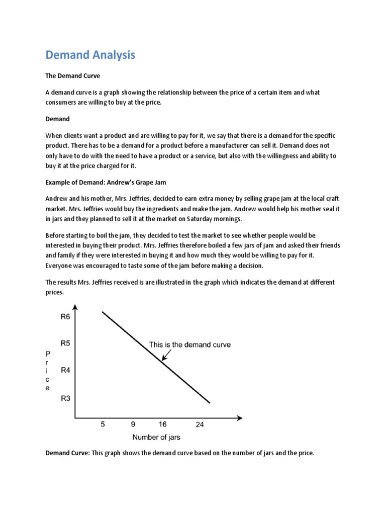 Demand Analysis | PDF | Supply And Demand | Demand Curve