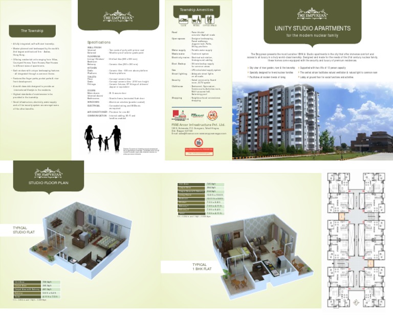 Unity Studio Apartments: Specifications | PDF | Building Engineering ...