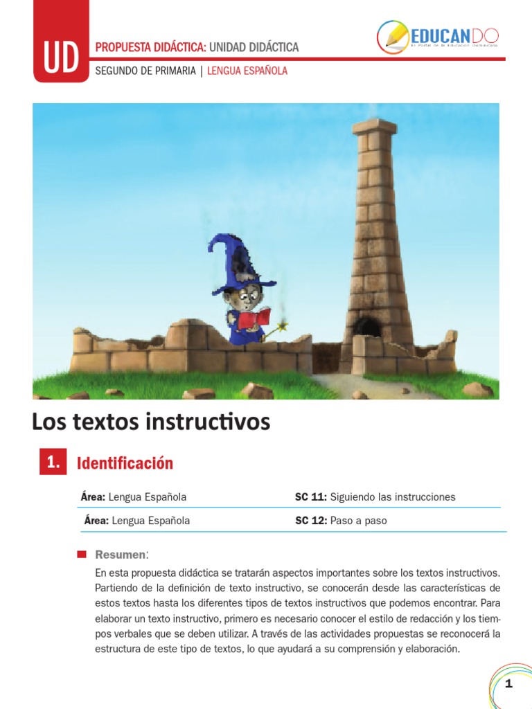 Textos Instructivos Ejemplos PDF | PDF