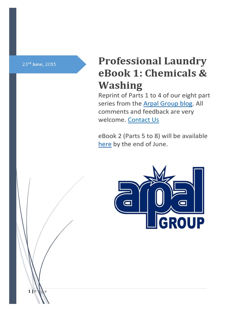 Profesional Laundry Part 1 | PDF | Washing Machine | Laundry