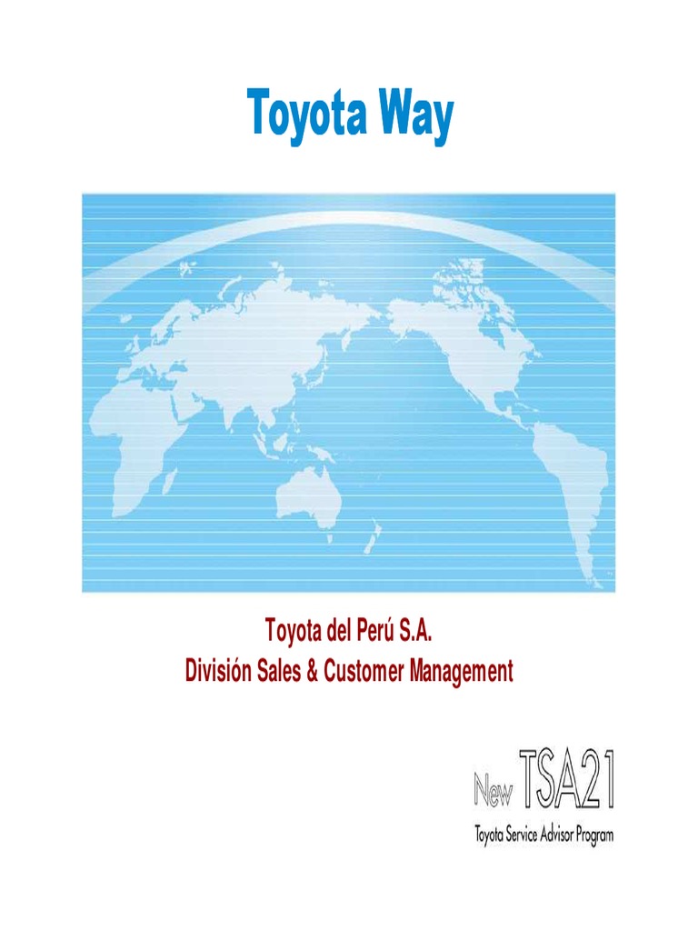 Toyota Way | PDF | Toyota | Gestión de Procesos de Negocio