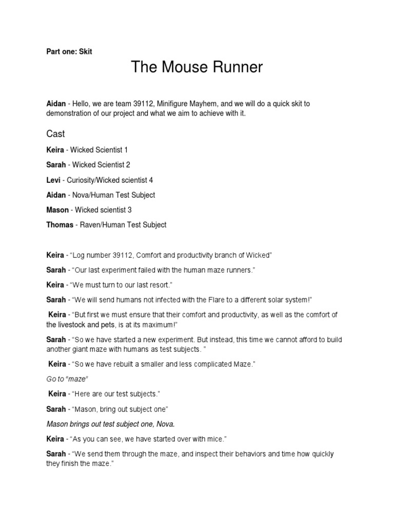 The Mouse Runners | PDF | Color | Nature