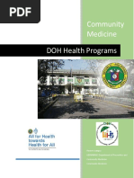 DOH Programs A-Z Philippines | PDF | Health Economics | Health Policy