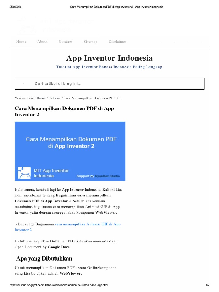 Cara Menampilkan PDF | PDF
