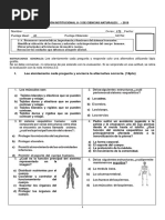 Prueba sobre sistemas óseo, muscular y nervioso | PDF | Hueso | Sistema ...