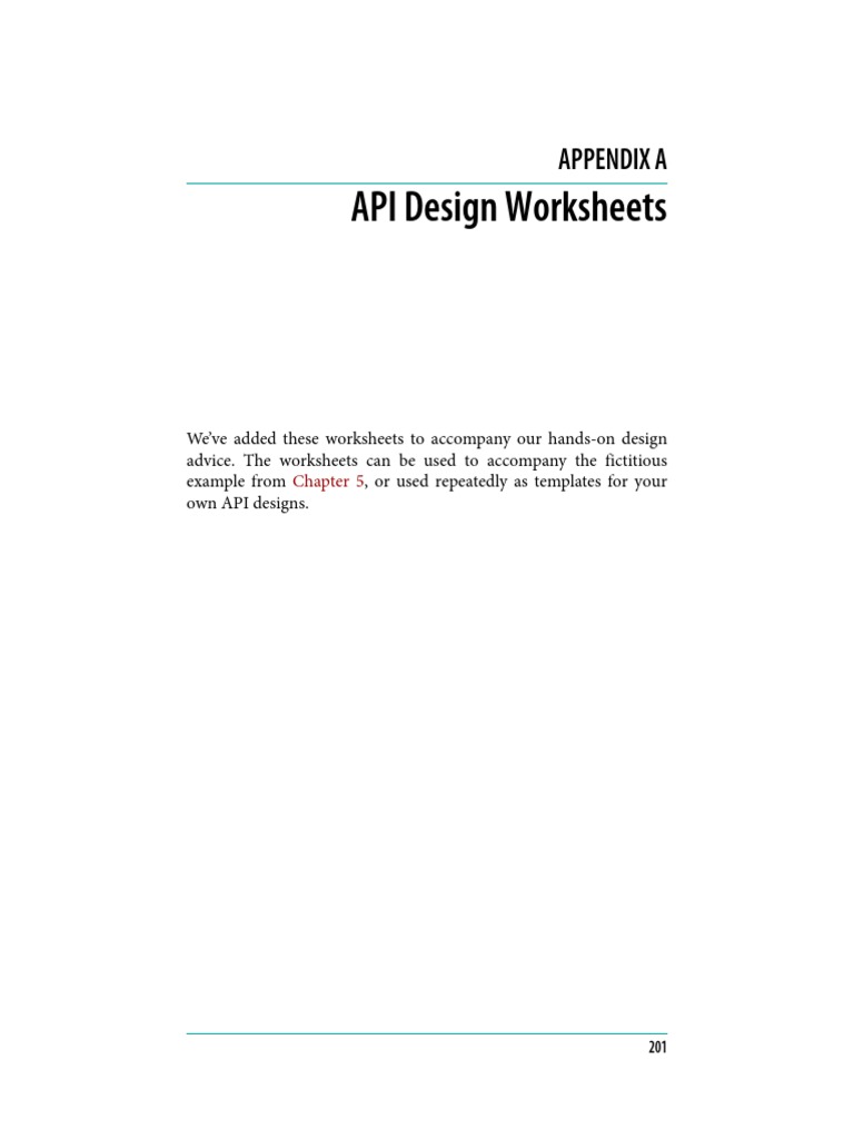 API Designs Worksheet | PDF | Application Programming Interface ...