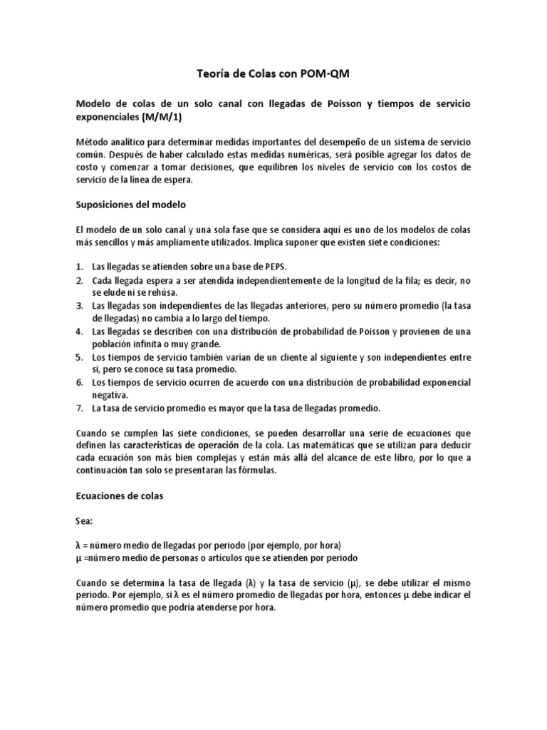 Manual de Uso de POM-QM | PDF | Funcion exponencial | Ecuaciones