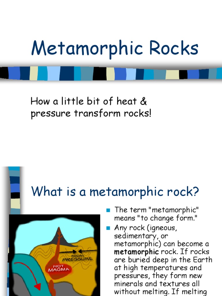 Metamorphic Rocks GRADE 11-PASTEUR | PDF | Rock (Geology) | Earth Sciences