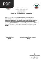 Barangay Clearance Sample | PDF | Taxes | Philippines