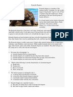 Report Text - Komodo Dragon | PDF | Komodo Dragon | Lizard