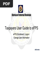 How To Use The eFPS Offline Form Application | PDF | User (Computing) | Login