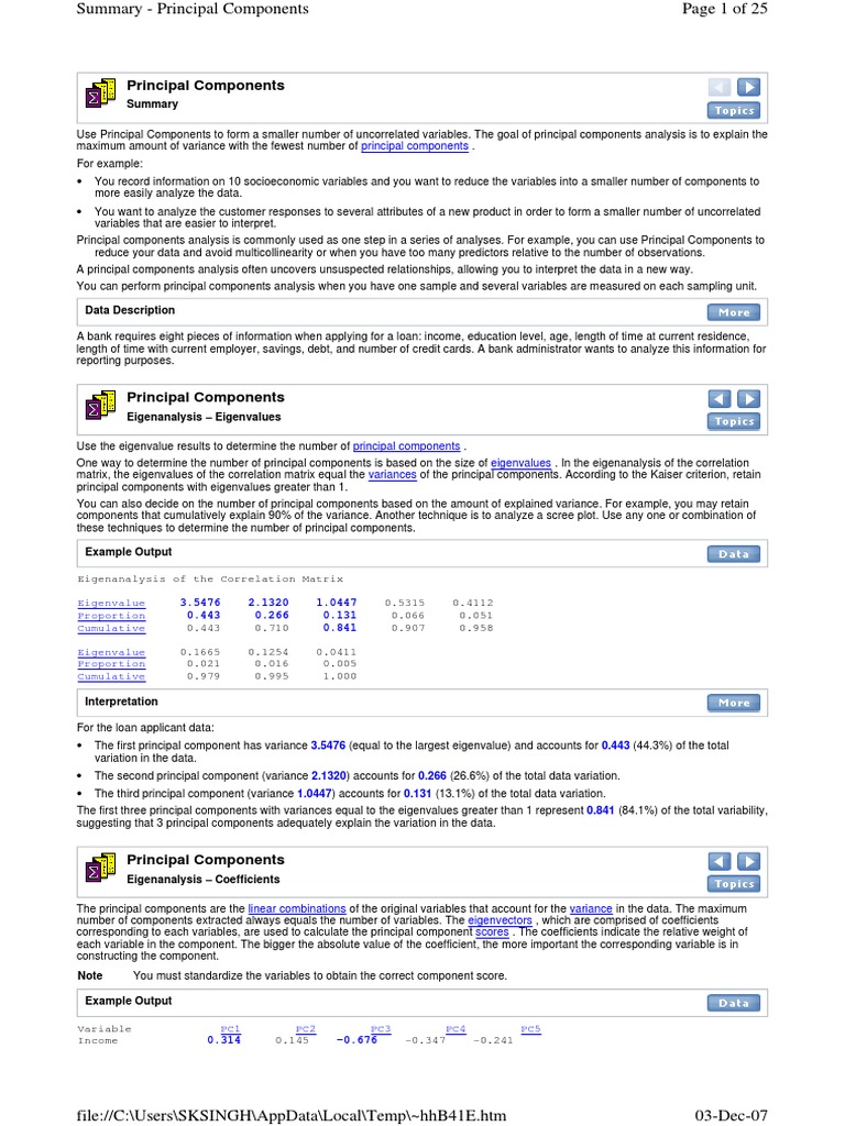 Minitab Statguide Multivariate | PDF | Factor Analysis | Principal Component Analysis