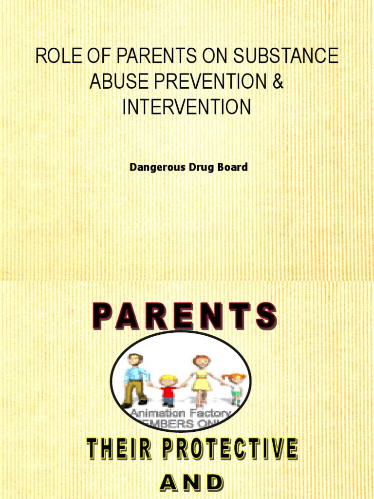 Parents' Role in Substance Abuse Prevention | PDF | Substance Abuse ...