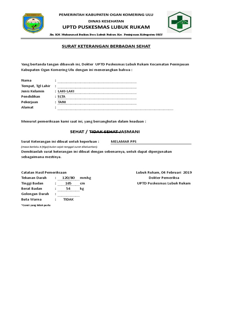 Contoh Kir Kesehatan | PDF