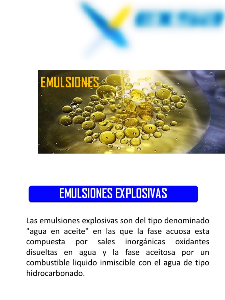 2.- EMULSIONES | Emulsión | Química