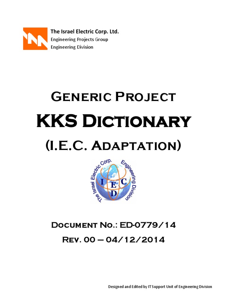KKS Standard | PDF | Pump | Power Supply