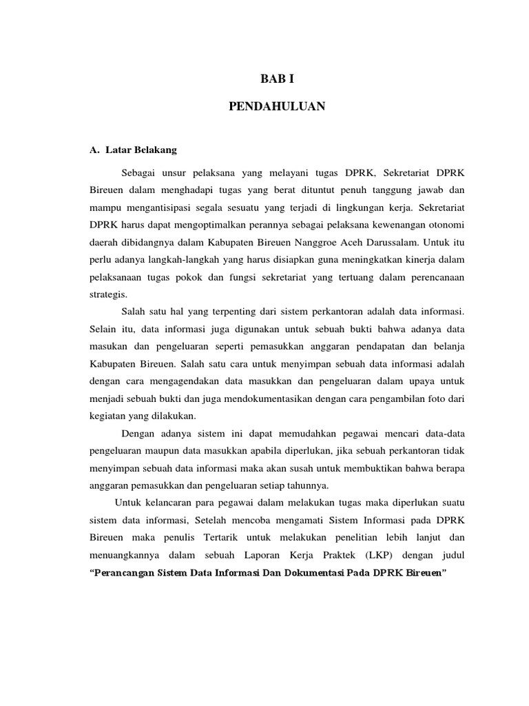 Sistem Informasi DPRK Bireuen | PDF | Seni