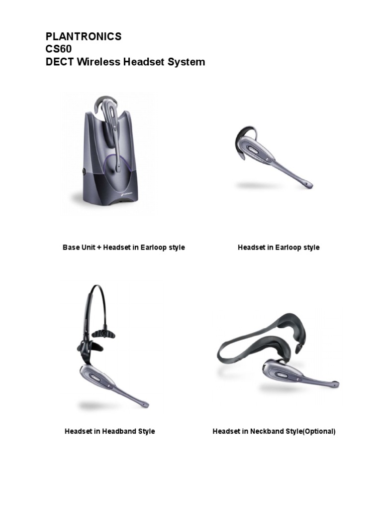 Headset Plantronic | PDF