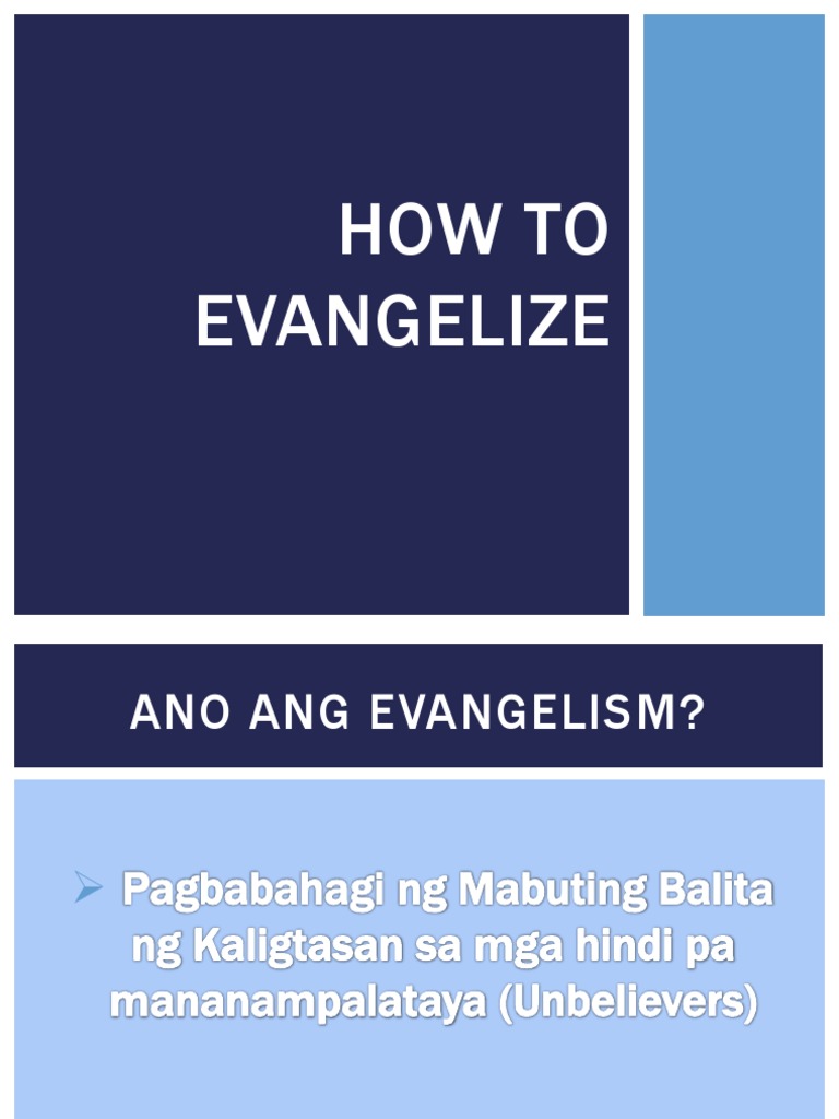 How To Evangelize | PDF