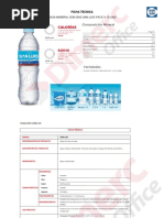 Ficha tecnica agua Omi | PDF