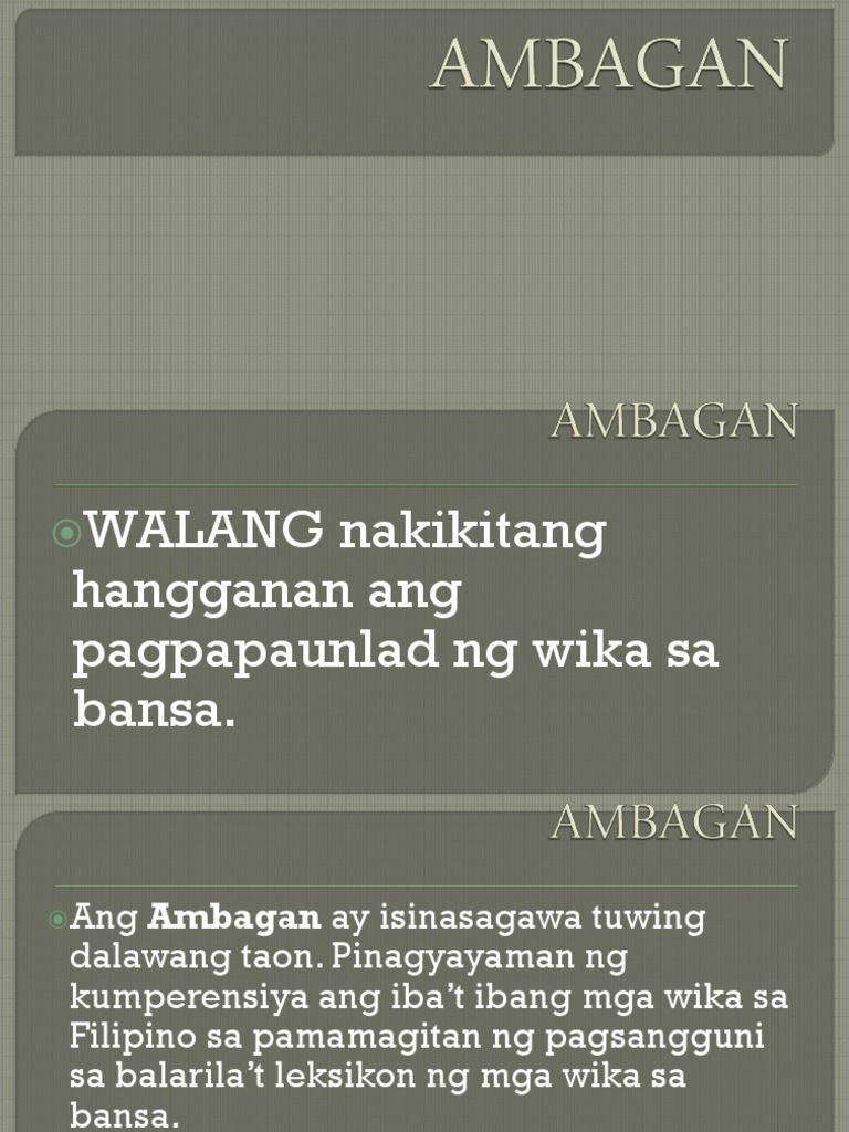 Ambagan Aaaaa | PDF