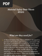 MSDS Overview and Safety Guidelines | PDF