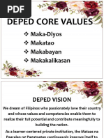 Deped Vision, Mission, Goals | PDF | Education Theory | Communication