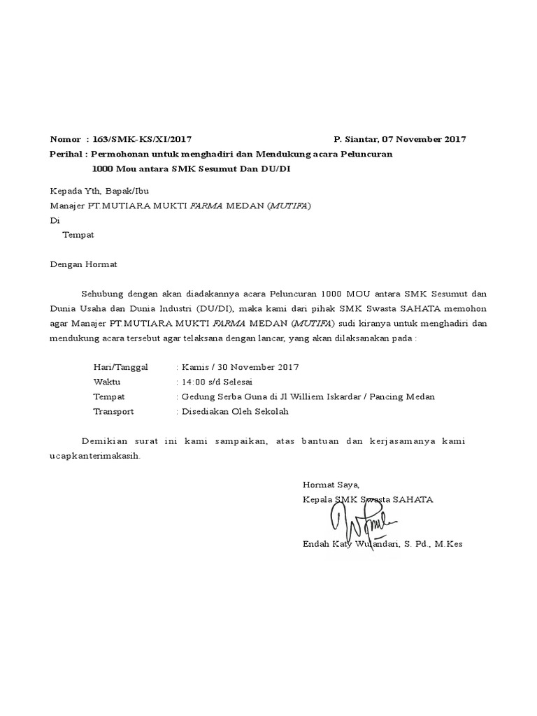 Surat Permohonan Ke Kimia Farma Pdf