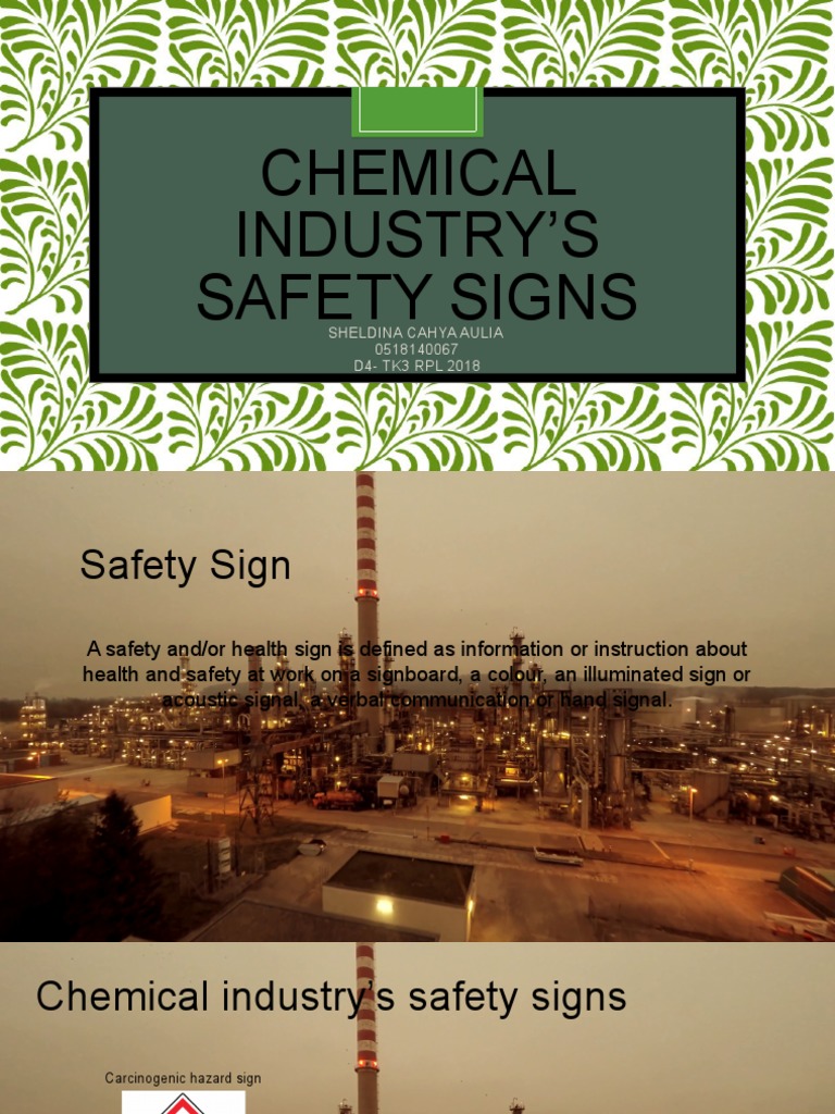 Chemical Industry Safety Sign | Download Free PDF | Personal Protective ...
