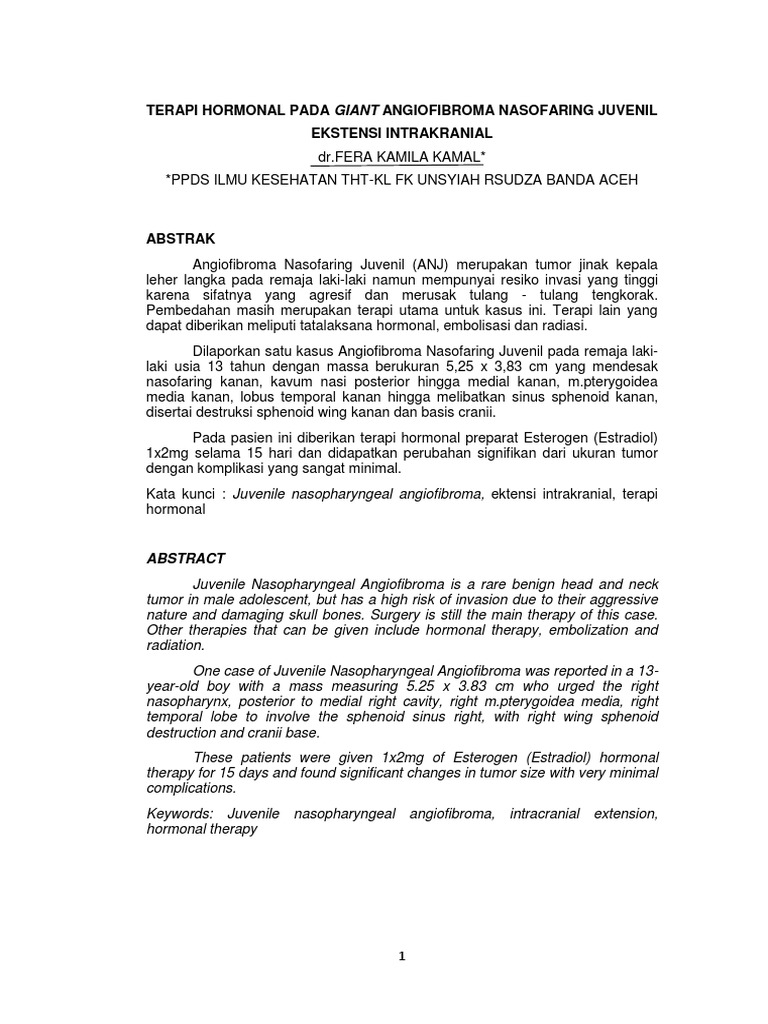 Terapi Hormonal Pada Giant Anj | PDF