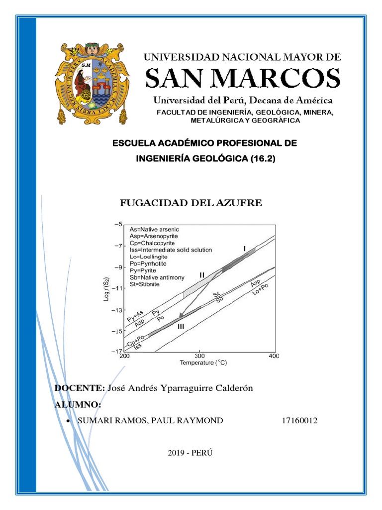 Fugacidad Del Oxigeno | PDF | Minerales | Oro