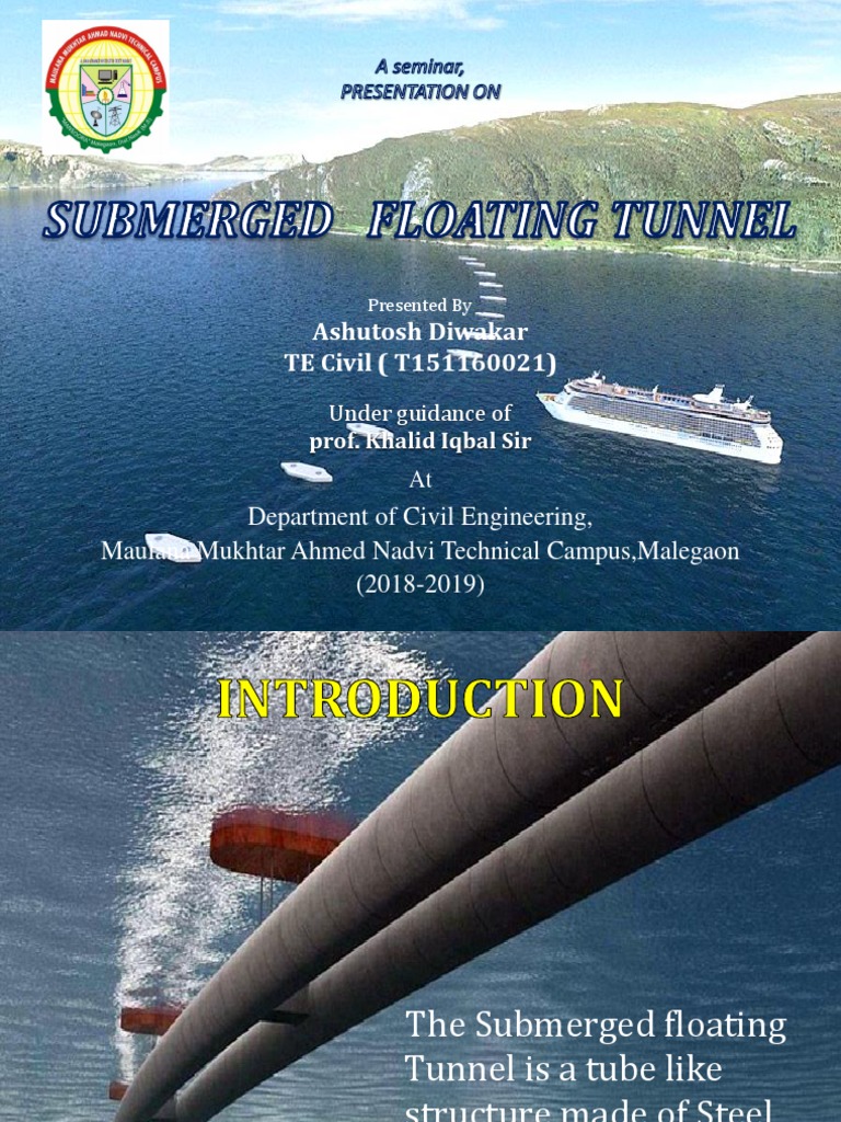 Submerged Floating Tunnel Overview | PDF | Buoyancy | Tunnel