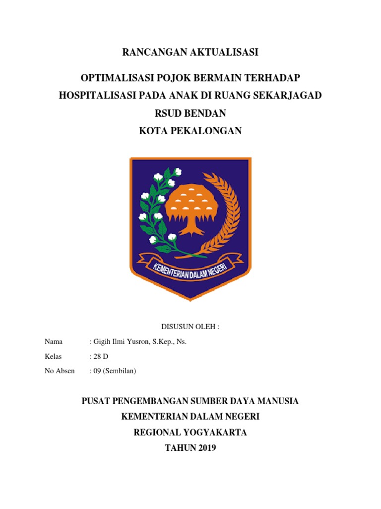 Optimalisasi Pojok Bermain Anak RSUD Bendan | PDF