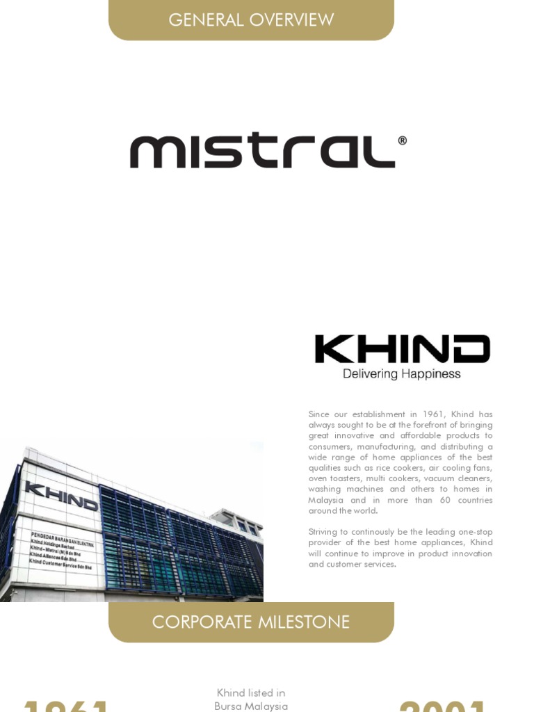 Mistral Indonesia - Product Overview | PDF | Home Appliance | Marketing
