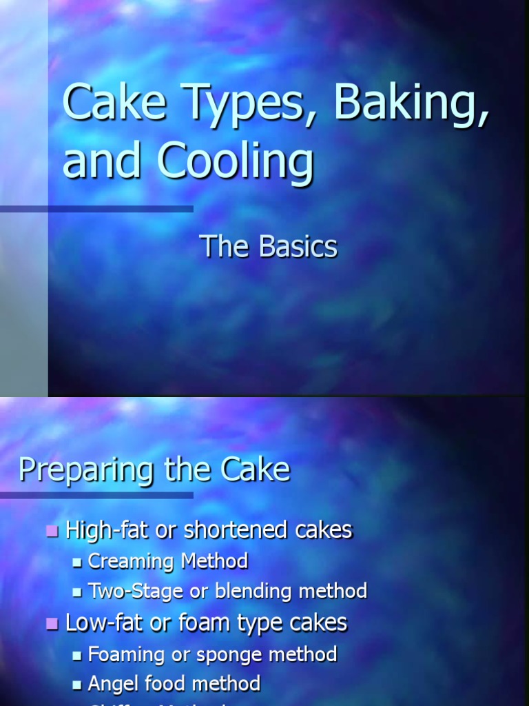 Cake Baking | PDF | Baking | Desserts