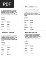 Sample Court of Honor Script | PDF | Youth Movements | Scouting