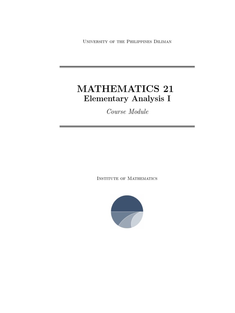 Math 21 Module (1stAY1920) PDF | PDF | Limit (Mathematics) | Derivative