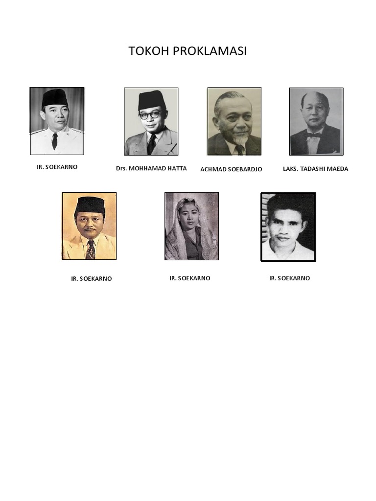TOKOH PROKLAMASI